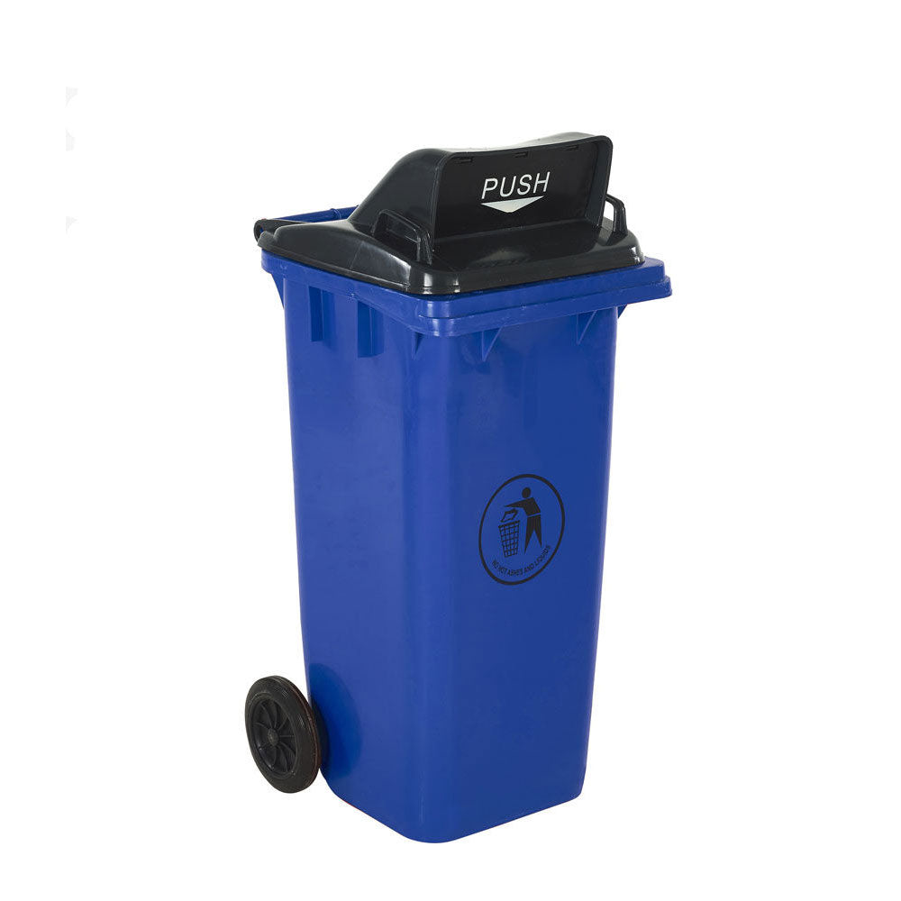 GPC Industries Wheelie Bin with Push Flap Lid | IndustraCare