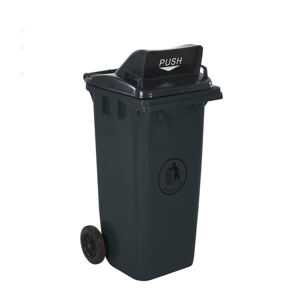 GPC Industries Wheelie Bin with Push Flap Lid– IndustraCare
