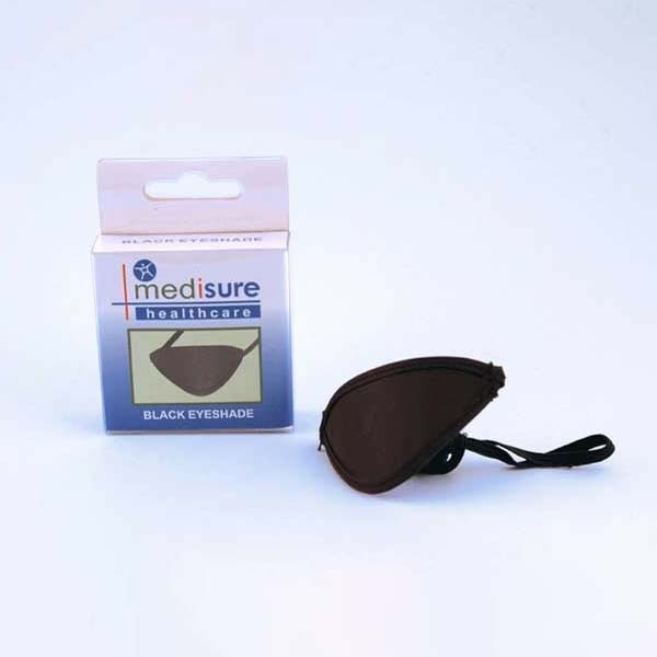 Medisure Black Fabric Eyeshade | IndustraCare