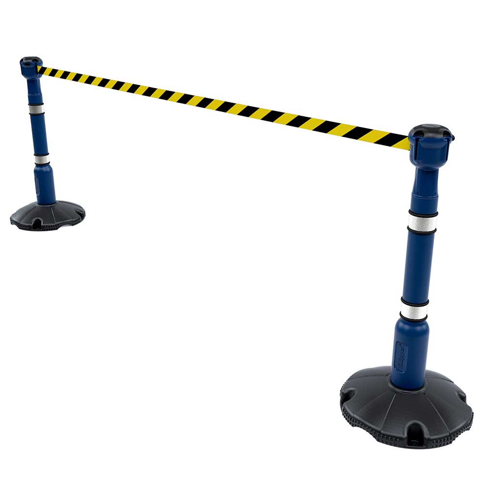 Skipper 9m Free Standing Retractable Barrier Kit | IndustraCare