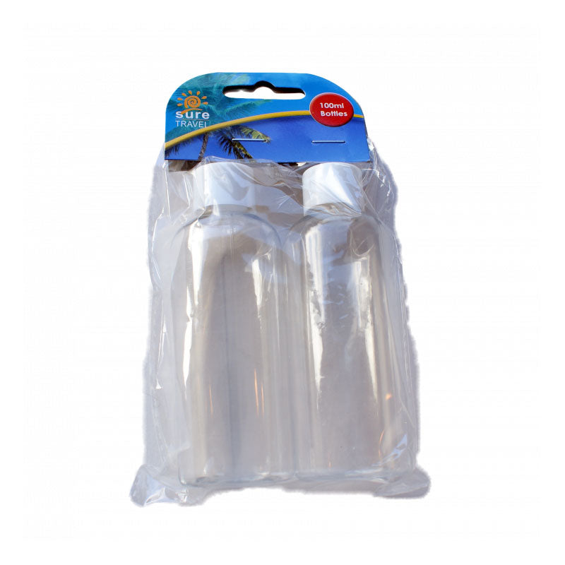 Sure Travel 2 x 100ml Travel Bottle Set– IndustraCare