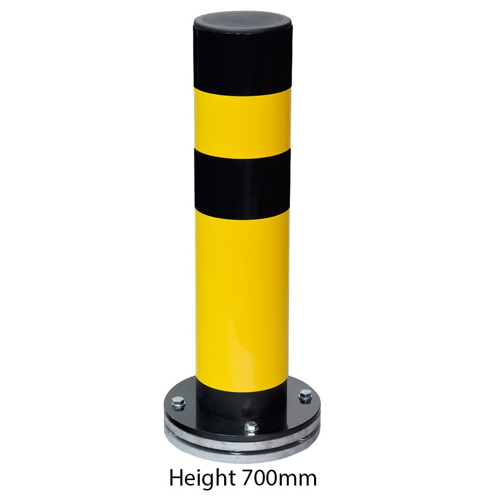 Black Bull Flex Heavy Duty Rotating Bollard | IndustraCare