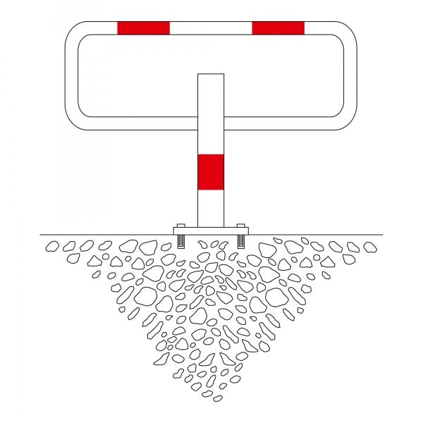 Commander Drop Down Frame Post | IndustraCare