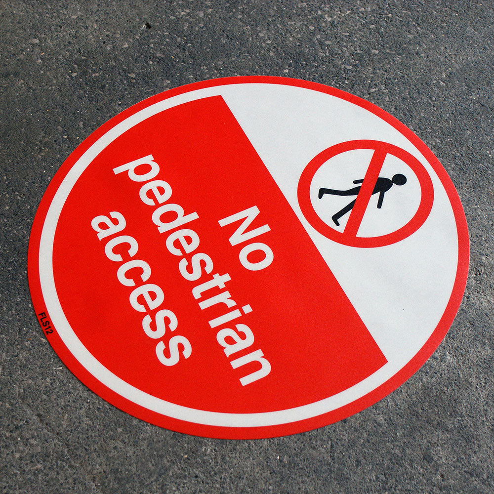 PROline Floor Sign: No Pedestrian Access | IndustraCare