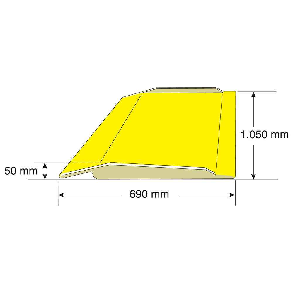 Traffic Line GRP Kerb Ramp | IndustraCare